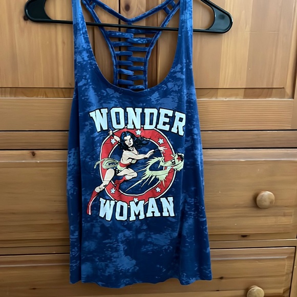 Tops | Wonder Woman Racer Back T Shirt | Poshmark